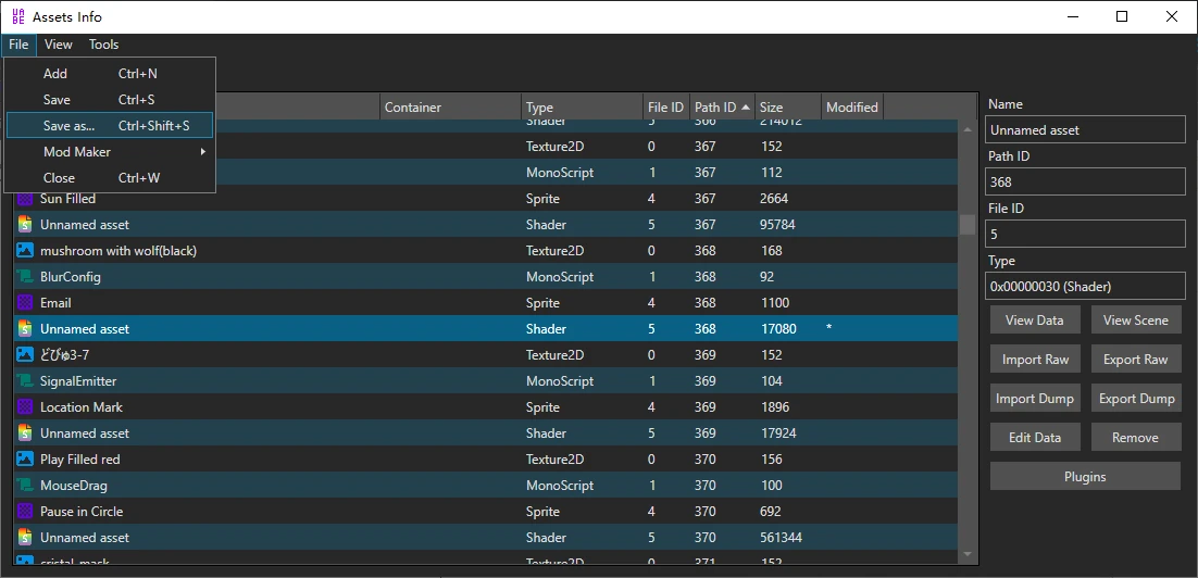 unity游戏去码，AssetStudio进阶使用技巧 - 哔哩哔哩