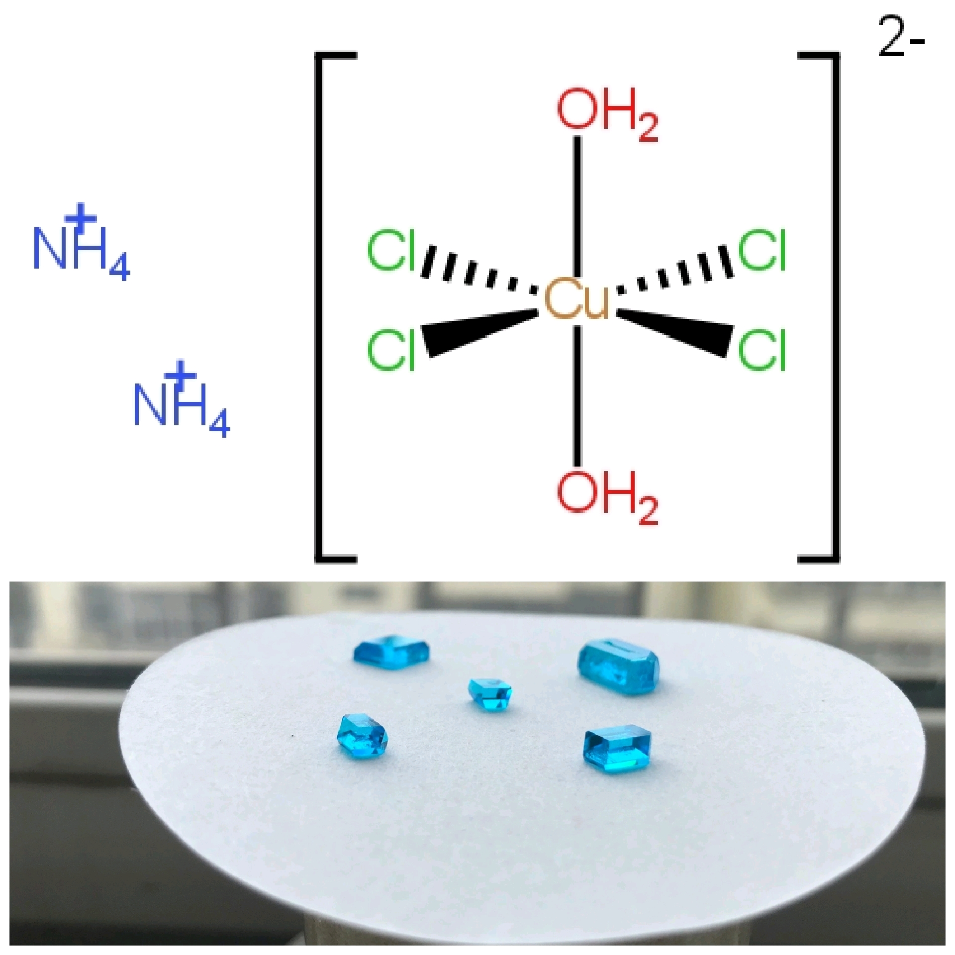 [配合物收集计划]＃18：四氯合铜离子的的真正颜色：橙黄色的四氯合铜(II)酸四甲基铵 - 哔哩哔哩