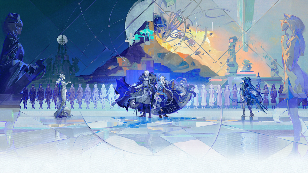 【画质提升】《明日方舟》SideStory「雪山降临1101」活动主视图画质提升 - 哔哩哔哩