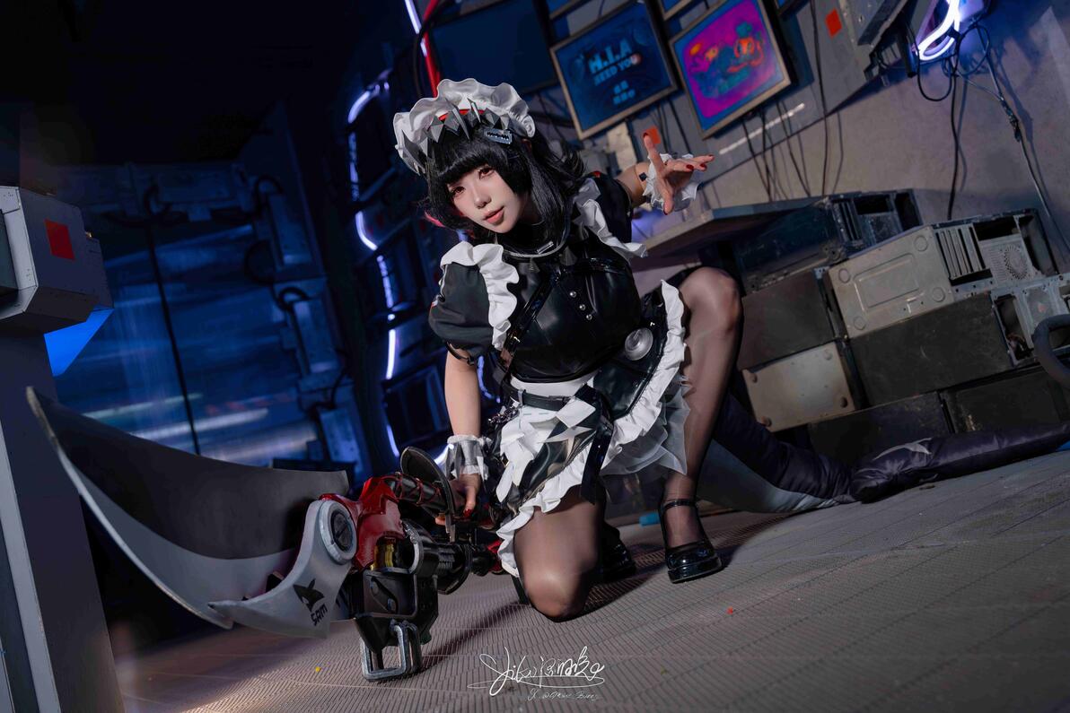 【Cosplay图集精选】咬一口兔娘OVO『慵懒逐浪-艾莲·乔』78P+1V - 哔哩哔哩