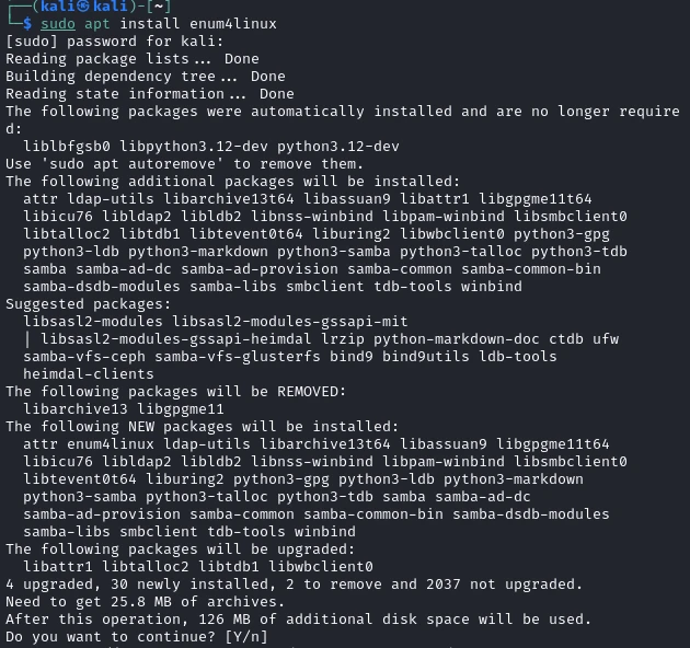 enum4linux：渗透测试中的Windows信息收割机！全参数详细教程！Kali Linux教程！ - 哔哩哔哩
