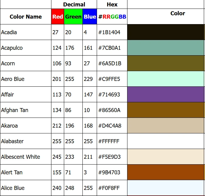 各种色彩（colors）网站，仅供参考。 - 哔哩哔哩