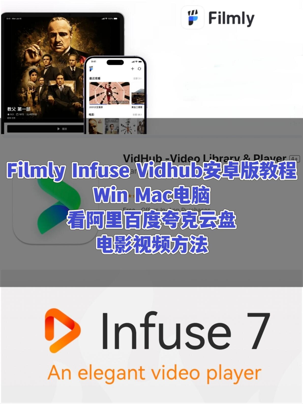 Filmly、Infuse、Vidhub安卓版教程 Win/Mac电脑看网盘方法 - 哔哩哔哩