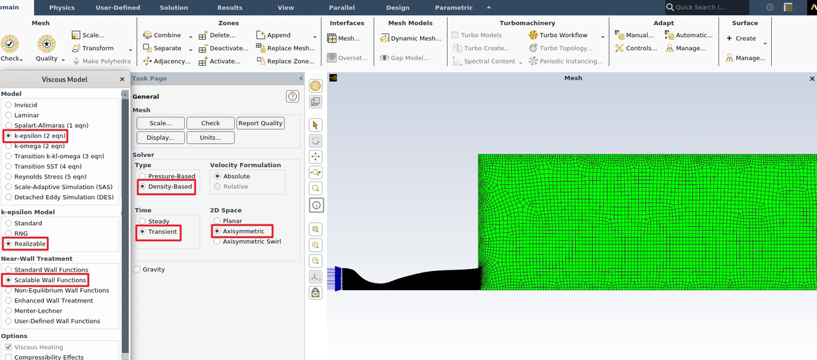 ANSA-FLUENT-META联合仿真模拟拉瓦尔喷管 - 哔哩哔哩