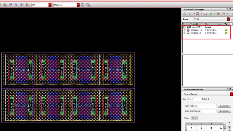 【版图layout】modgen功能的使用方法 - 哔哩哔哩