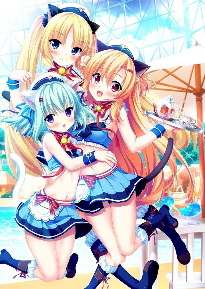 《にゃんと素敵な夏色デイズ》（CG-galgame-MOONSTONE Honey01-2025072801） - 哔哩哔哩