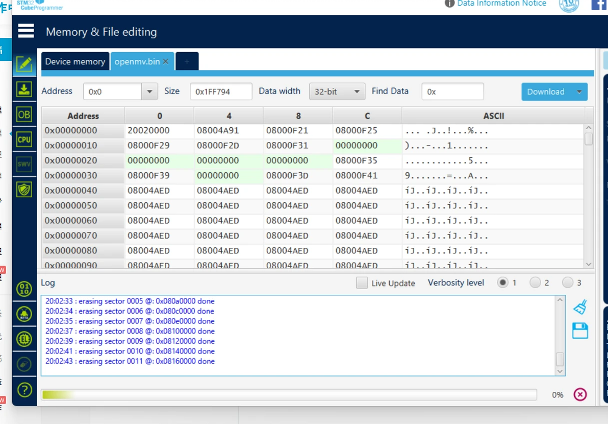 OpenMV3(STM32H743)更换H750,刷写OpenMV4修复过程。 - 哔哩哔哩