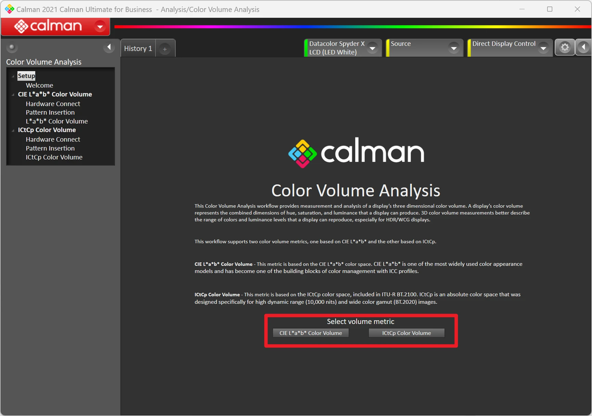 Calman Ultimate 2021搭配红蜘蛛校色仪测显示色彩的简单使用教程 - 哔哩哔哩