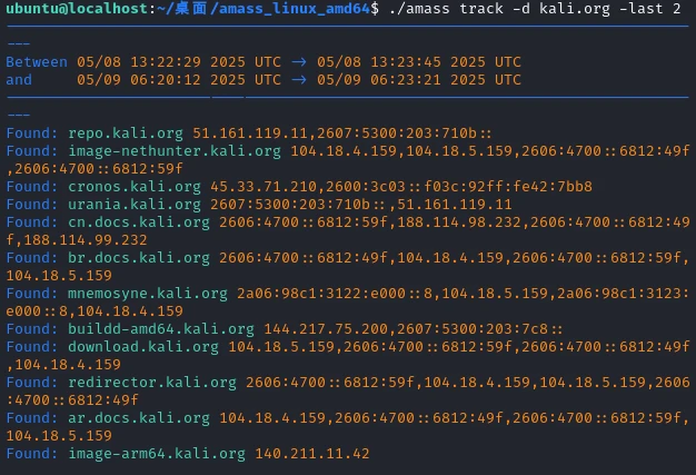 amass：深入攻击面映射和资产发现工具！全参数详细教程！Kali Linux教程！ - 哔哩哔哩