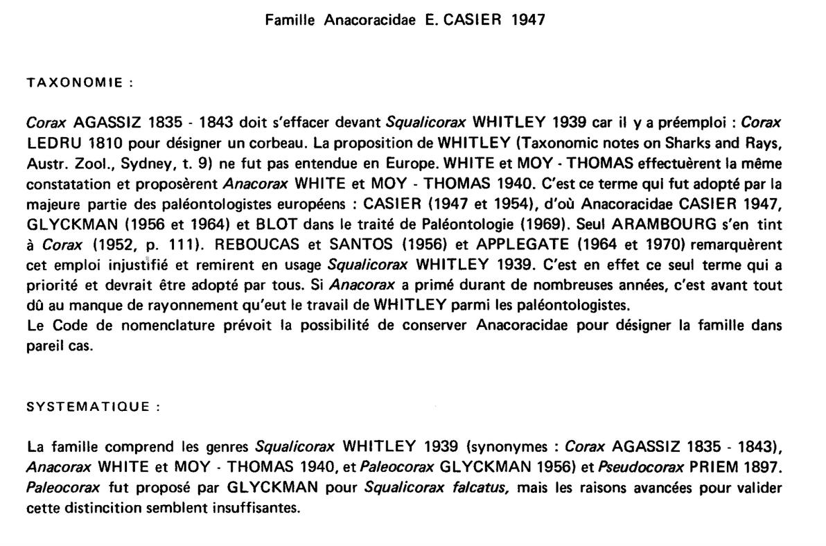 以鸦之名：白垩纪鲨鱼Squalicorax的命名考据与中文名拟定 - 哔哩哔哩