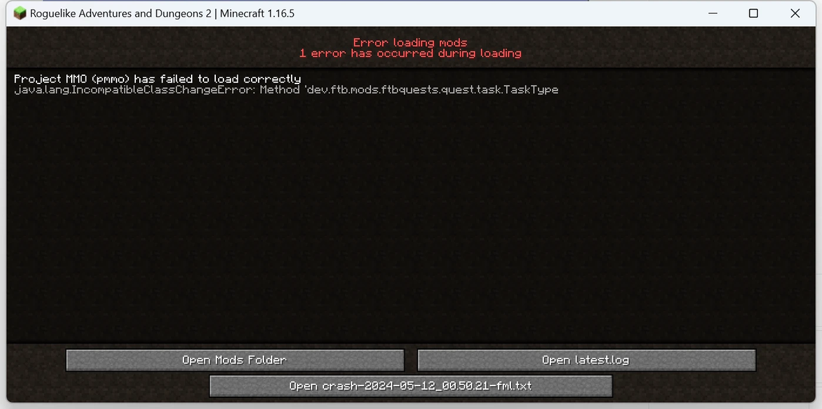 HMCL启动冒险与地牢2(RAD2)失败的一个可能解决方法 - 哔哩哔哩