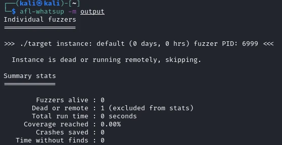 aflplusplus：开源的模糊测试工具！全参数详细教程！Kali Linux教程！（五） - 哔哩哔哩