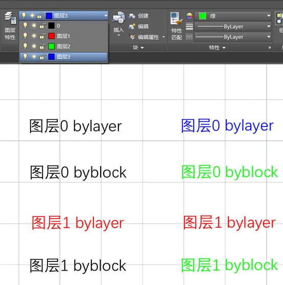 一文带你彻底搞懂CAD的Bylayer和Byblock：就像校长、老师和你的关系 - 哔哩哔哩