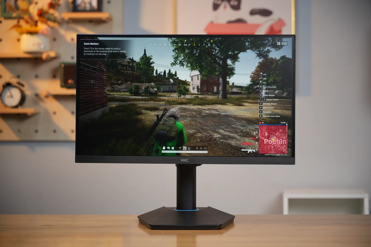 HKC猎鹰二代G25H4评测：大厂唯一，2K+240Hz组合拳打造电竞小屏旗舰 - 哔哩哔哩