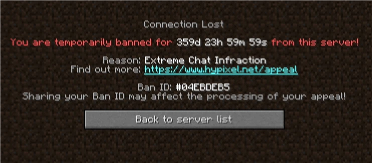 深入解析Hypixel所有处罚类型 - 哔哩哔哩