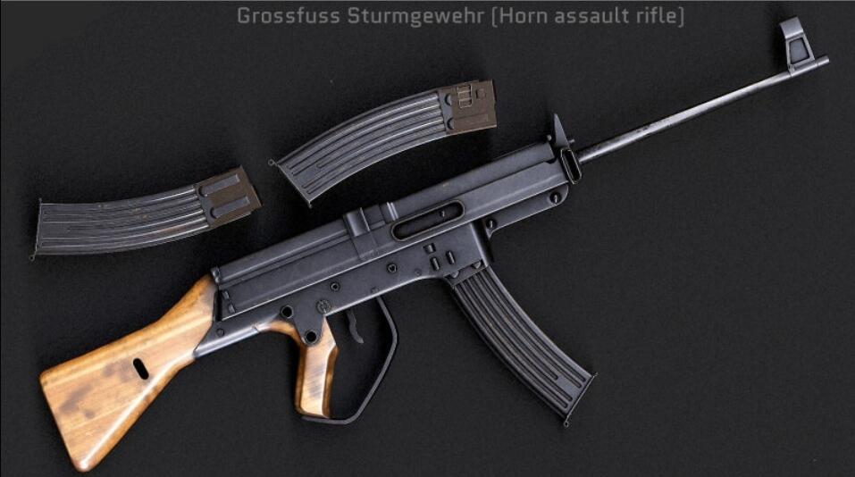 二战德军实验型全自动新技术突击步枪:STG-45(G) - 哔哩哔哩