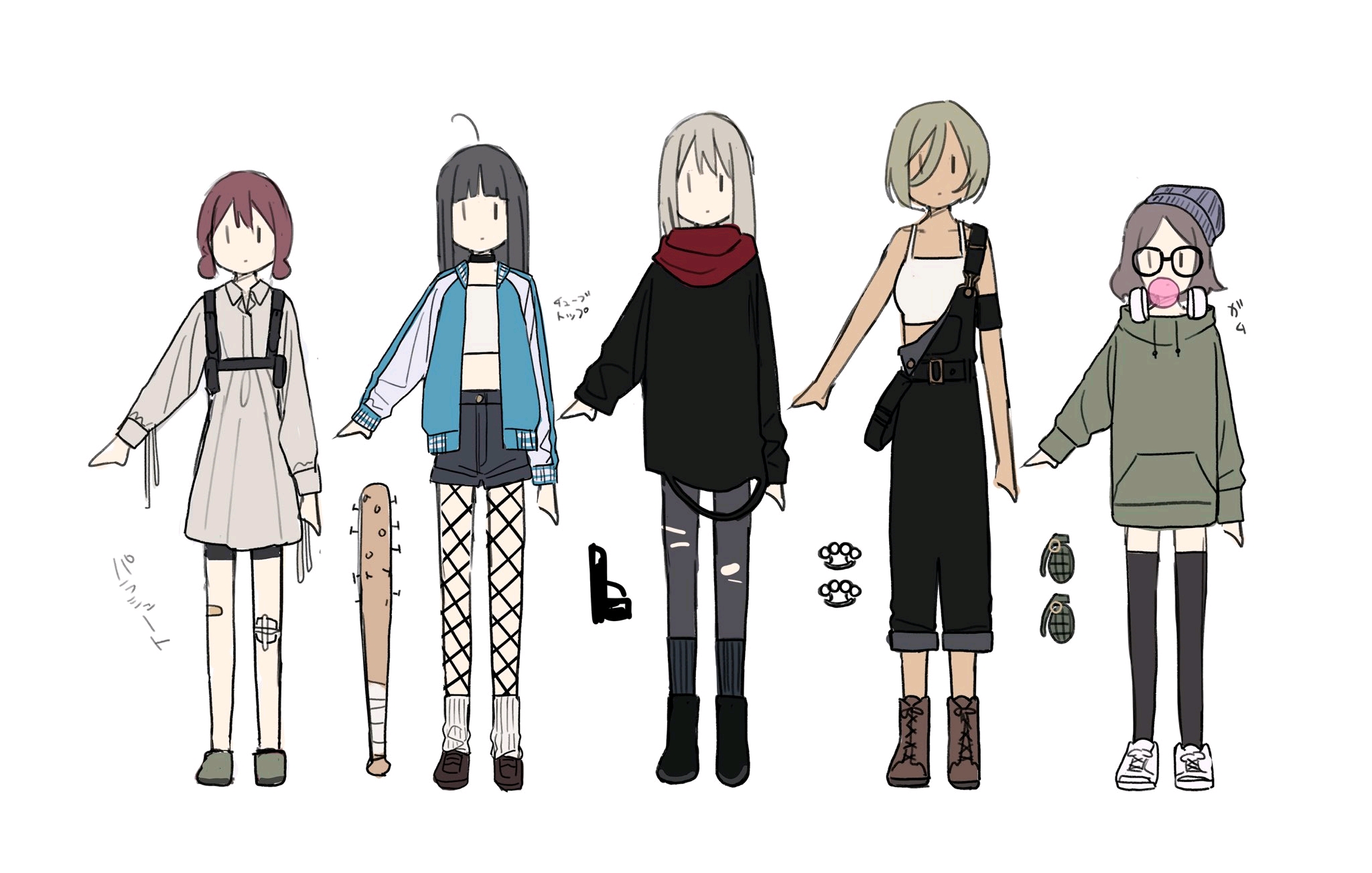 《GIRLS BAND CRY》插画(99张) - 哔哩哔哩