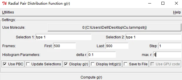 计算教程||分子动力学模拟的后处理-RDF - 哔哩哔哩