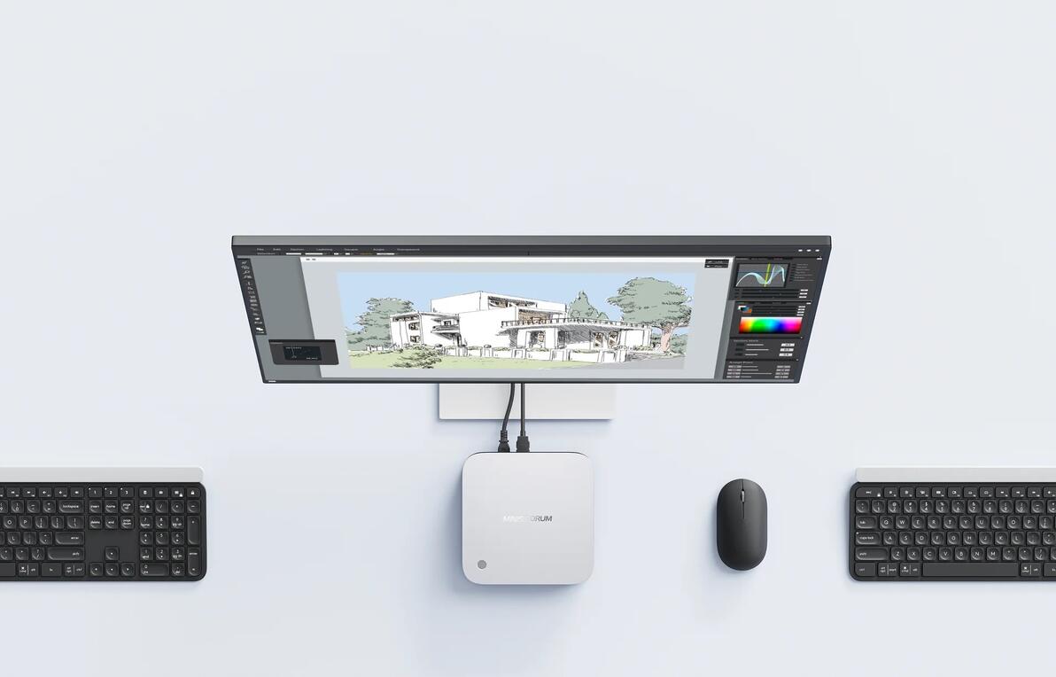 CES2025：铭凡展示今年新品：AI PC、NAS、扩展坞、MS-A2！ - 哔哩哔哩