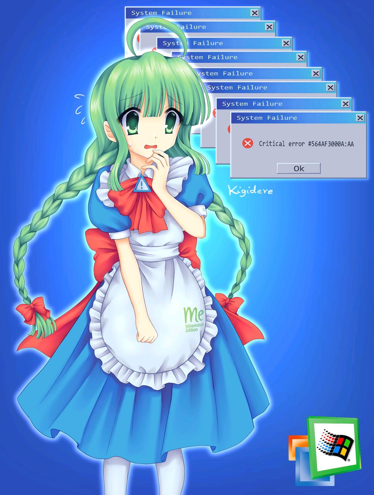 【Windows娘】娘化 Win10 Win11 Win7/8 XP 98 95 - 哔哩哔哩