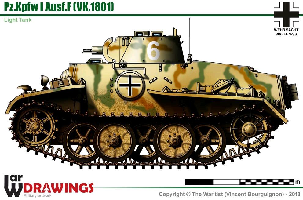二战德国一号坦克各型号（Panzer kampfwagen I） - 哔哩哔哩