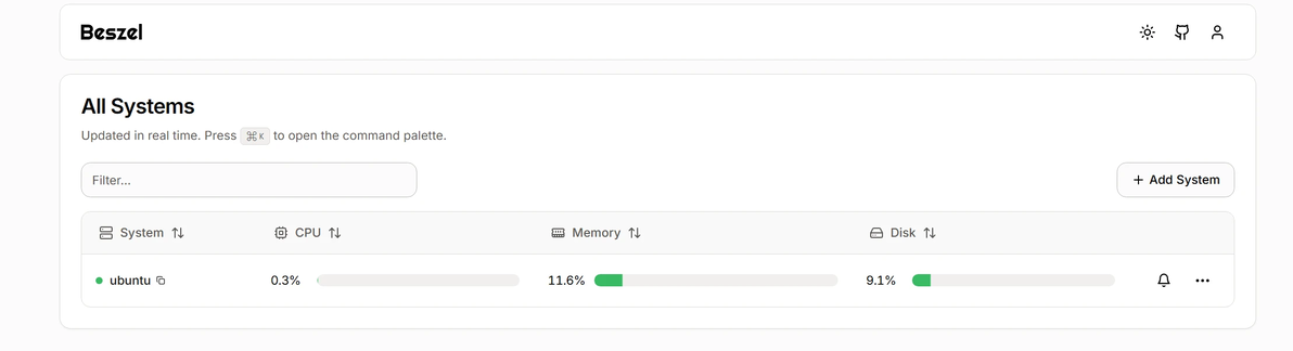 轻量的多服务器资源监控工具 Beszel - 哔哩哔哩