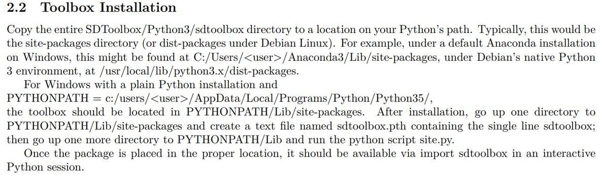 SDtoolbox python版本安装 - 哔哩哔哩