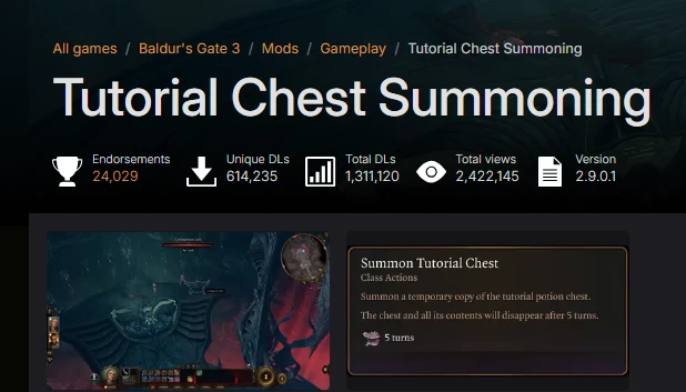 博德之门3自用Mod整合（忠于游戏原版向） - 哔哩哔哩