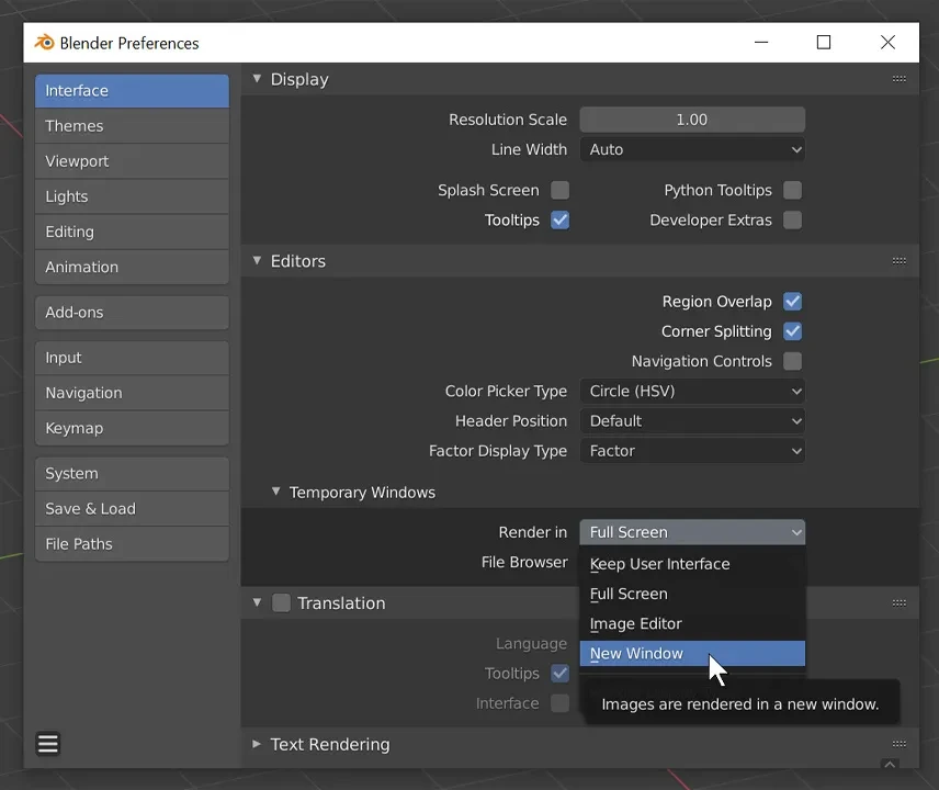 Blender首选项及界面设置调整优化技巧 - 哔哩哔哩