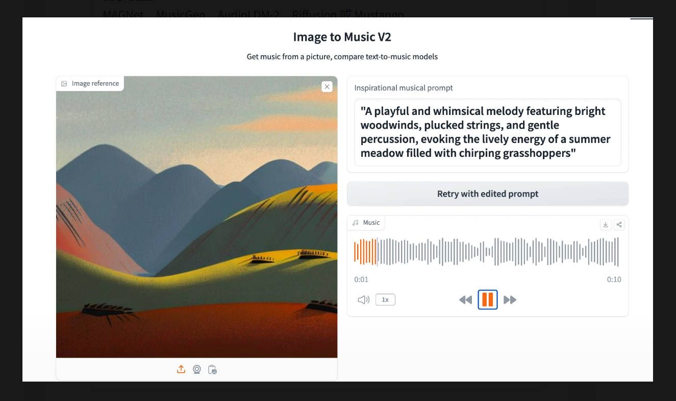 Image to Music V2:从照片到旋律的奇妙转变 - 哔哩哔哩