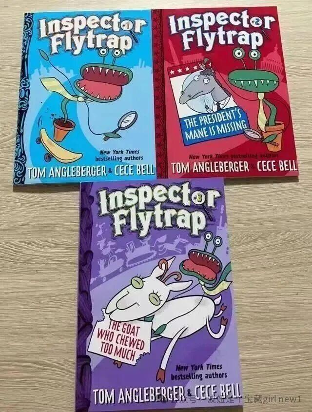 Inspector Flytrap捕蝇草系列 三册 PDF+音频 - 哔哩哔哩