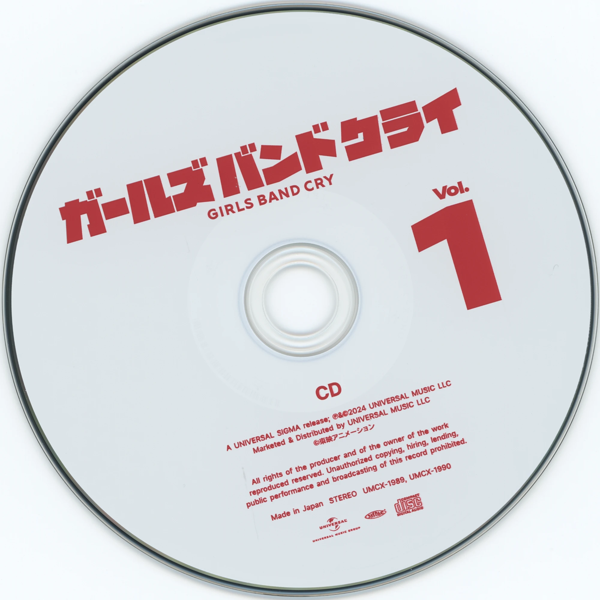 【周边资讯】《GIRLS BAND CRY》第一卷BD图示一览 - 哔哩哔哩