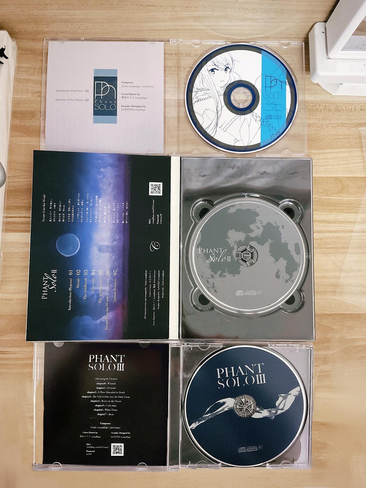 Phant系列实体专辑碟面展示 - 哔哩哔哩