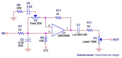TS808电路分析 - 哔哩哔哩