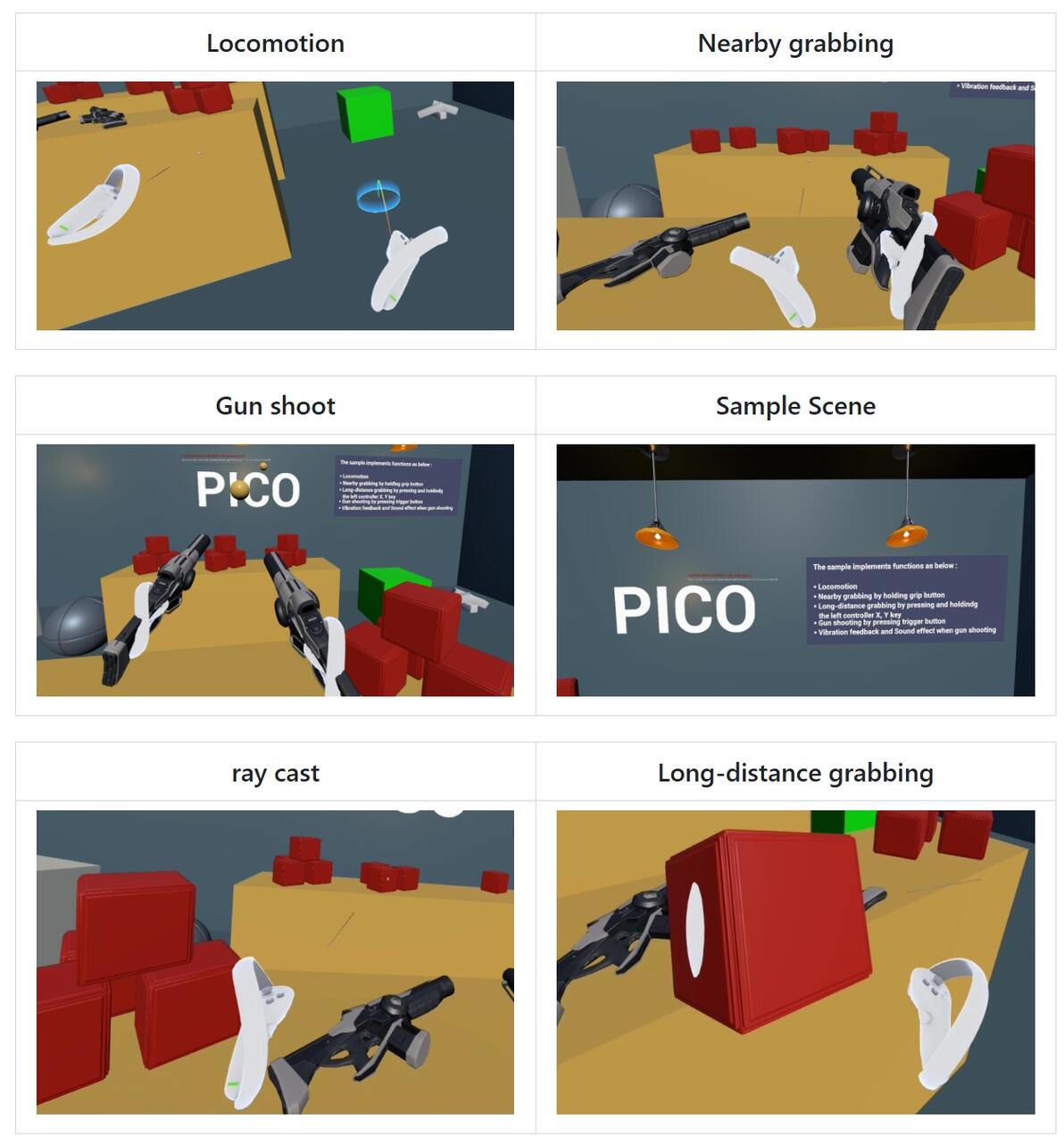 PICO UE5手柄、手势交互示例更新 - 哔哩哔哩