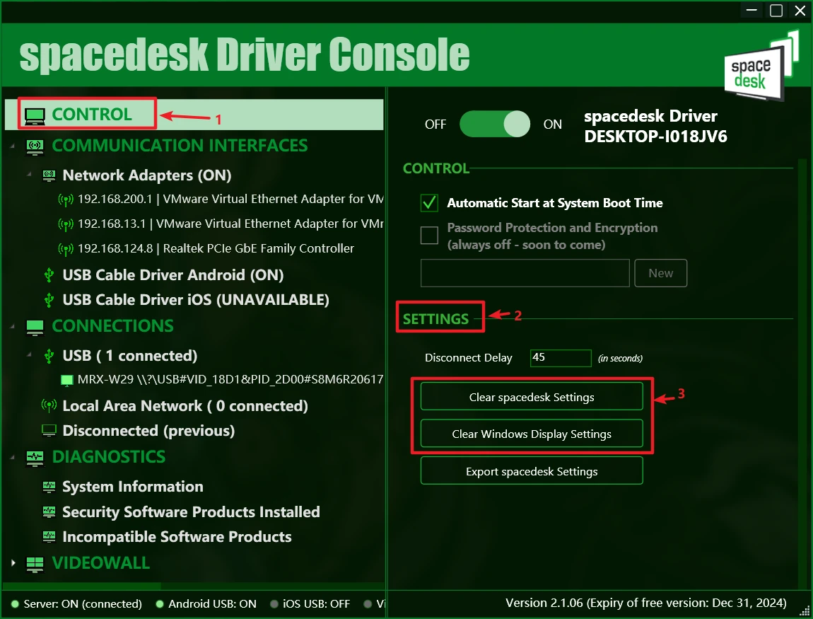 spacedesk 黑白屏解决办法 - 哔哩哔哩