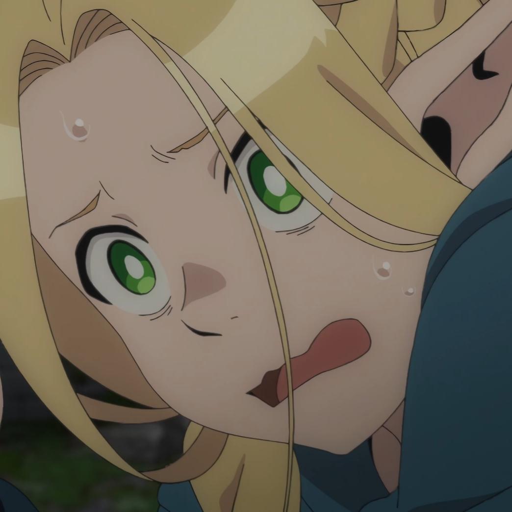 【自截／存档】《迷宫饭》——玛露西尔表情包＆头像（第二集） - 哔哩哔哩