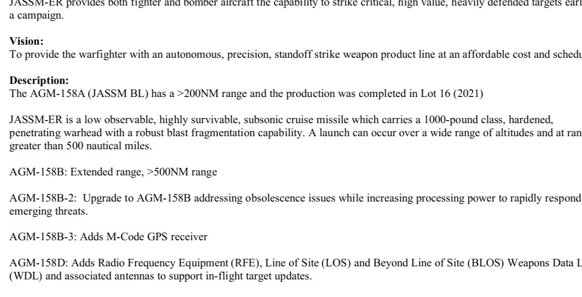 全网最全！AGM-158系列型号梳理 - 哔哩哔哩