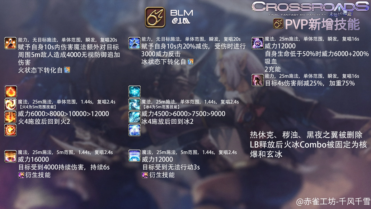 [FF14]Patch7.1 PvP新增技能一览 - 哔哩哔哩
