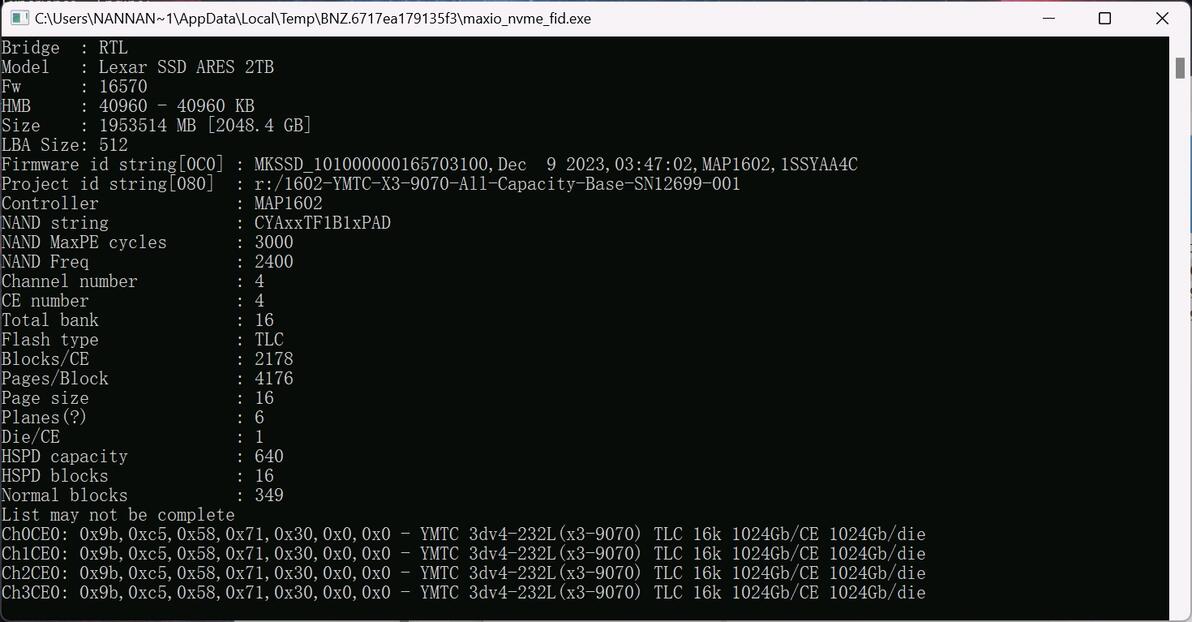 使用flash id查看固态硬盘SSD颗粒主控 - 哔哩哔哩
