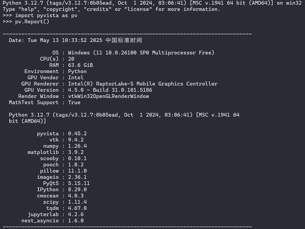 Pyvista--Python下三维图形的可视化方案 - 哔哩哔哩