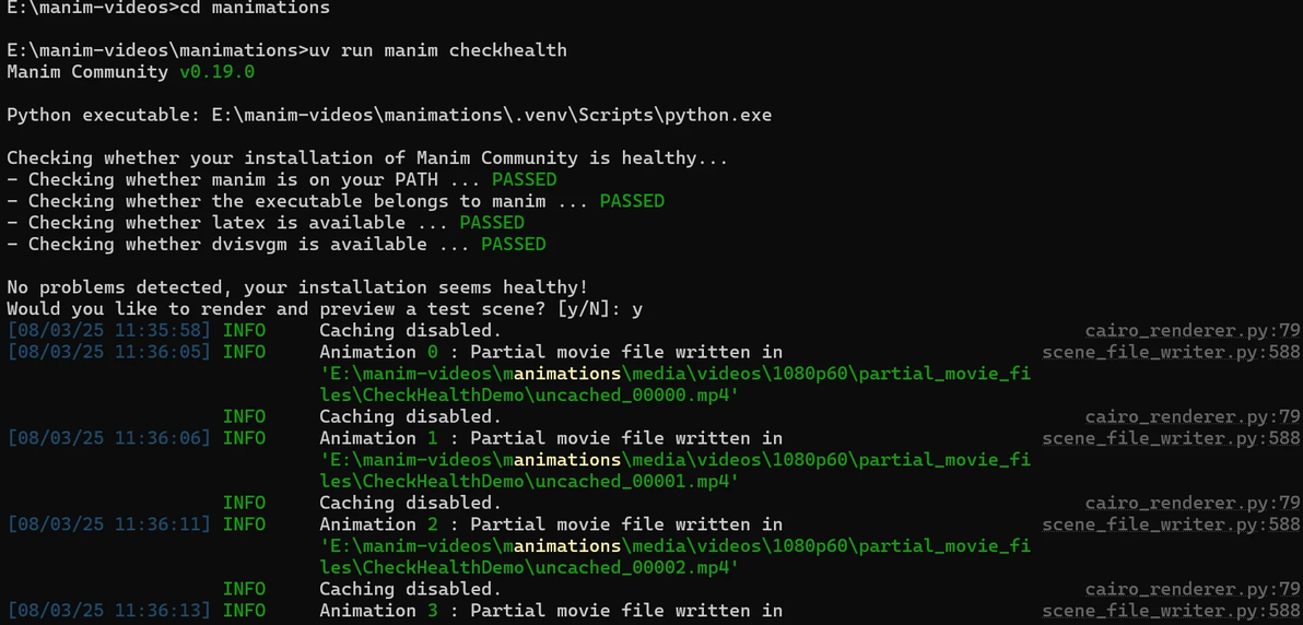 Manim安装教程 (通过pip在本地安装Manim) - 哔哩哔哩