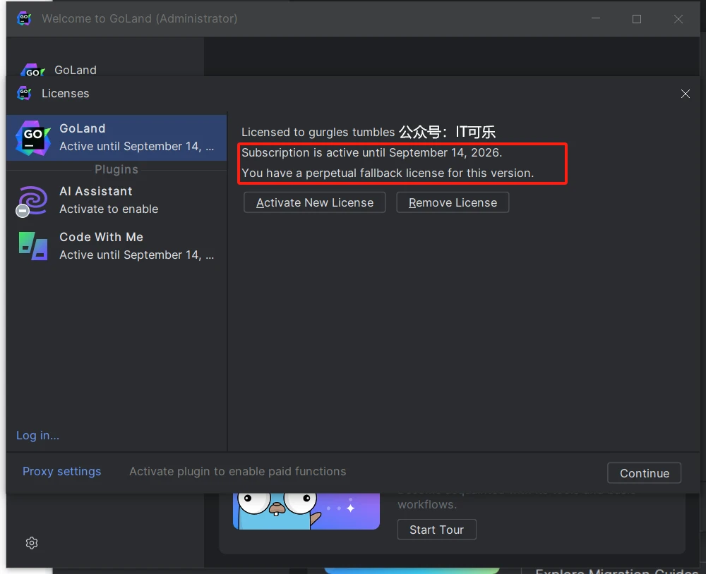GoLand最新永久激活教程 - 哔哩哔哩