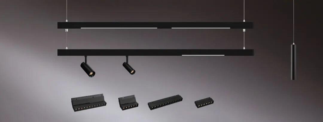 LED双路调光调色驱动芯片FP7195 单芯片双色PWM转模拟调光磁吸轨道灯应用 - 哔哩哔哩