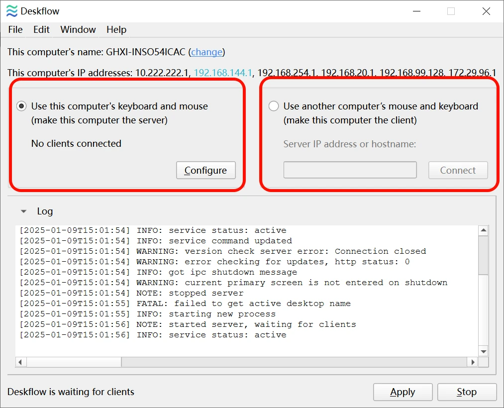 键鼠共享工具，Deskflow软件体验 - 哔哩哔哩
