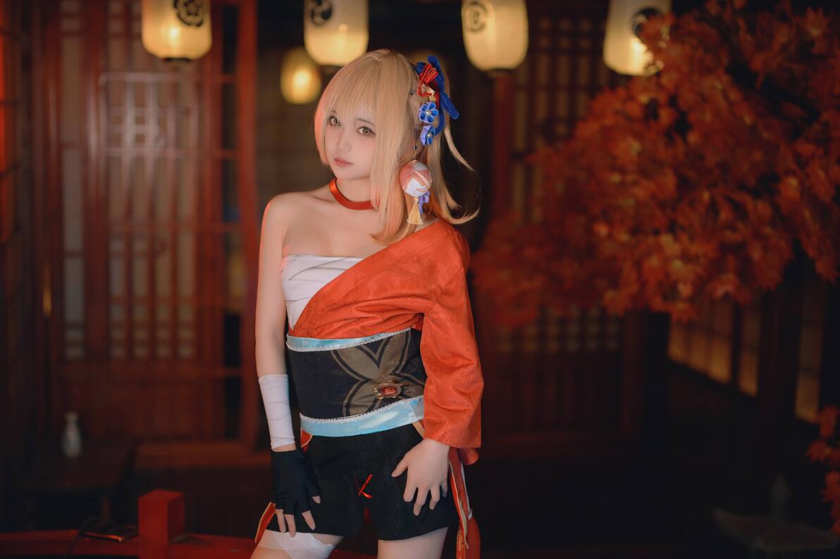 Cos丨莱可Raika-原神 宵宮 - 哔哩哔哩