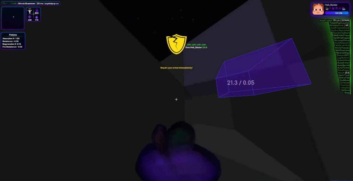 我的世界ThunderHack Recode Client MOD - 哔哩哔哩