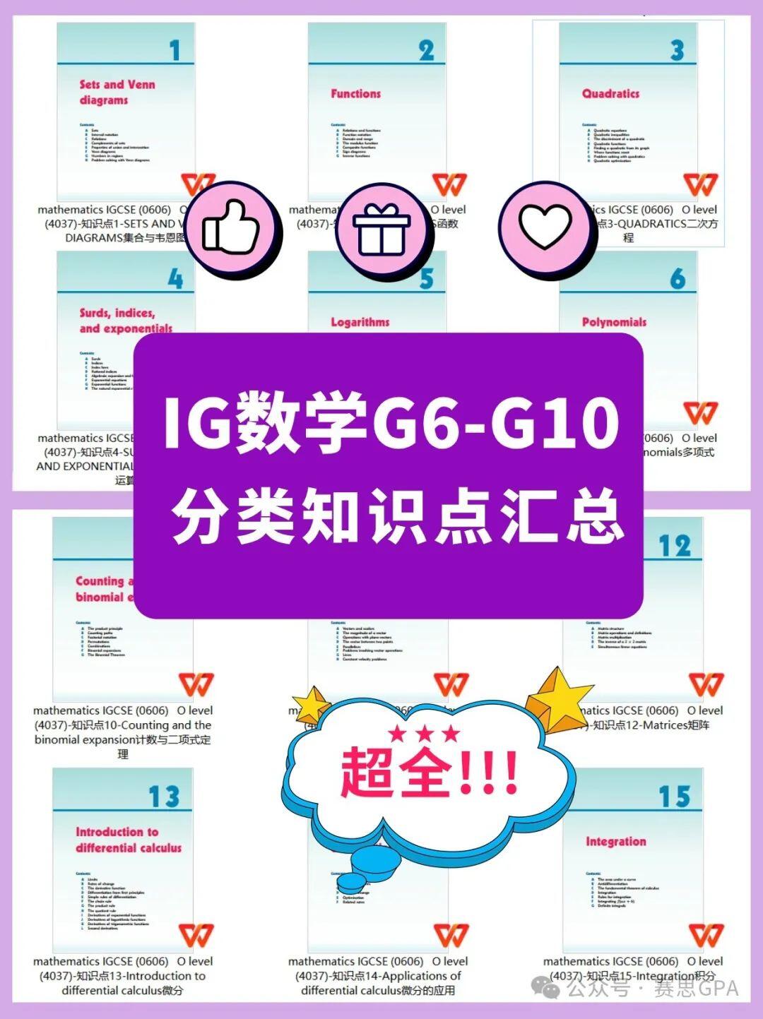 IG数学A*攻略！三大考试局24年5月大考复习重点+宝藏干货，太全了 - 哔哩哔哩