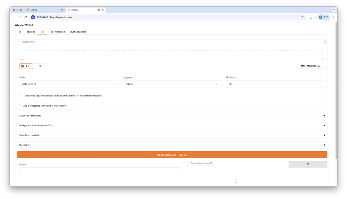 别再手动扒字幕了！Whisper-WebUI 安装使用指南 - 哔哩哔哩